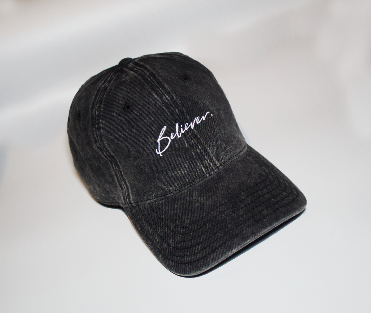 Believer. Script Vintage Dad Hat – Walking Witness